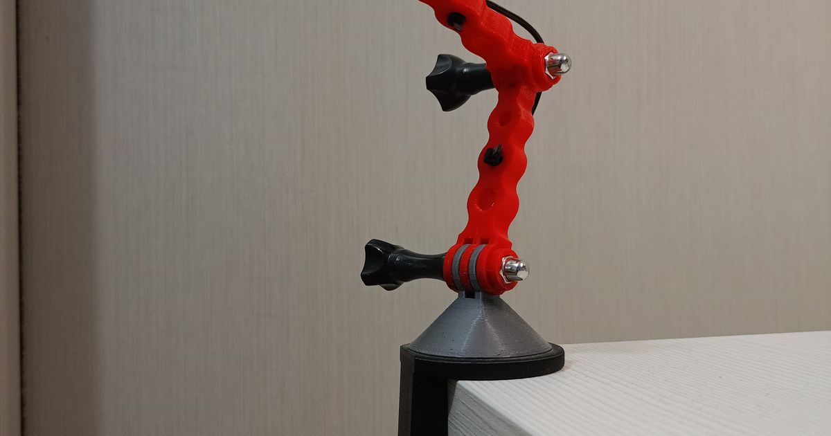 Anti Vibration Extendable POP Microphone Mount by Techmase_3D ...