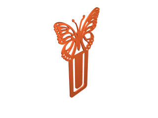 Butterfly Bookmark by White | Download free STL model | Printables.com