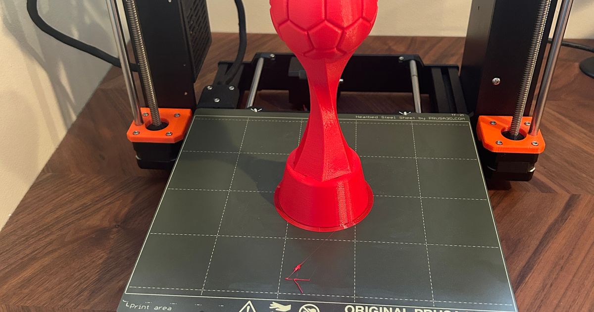 Soccer Trophy by SualpOzel | Download free STL model | Printables.com