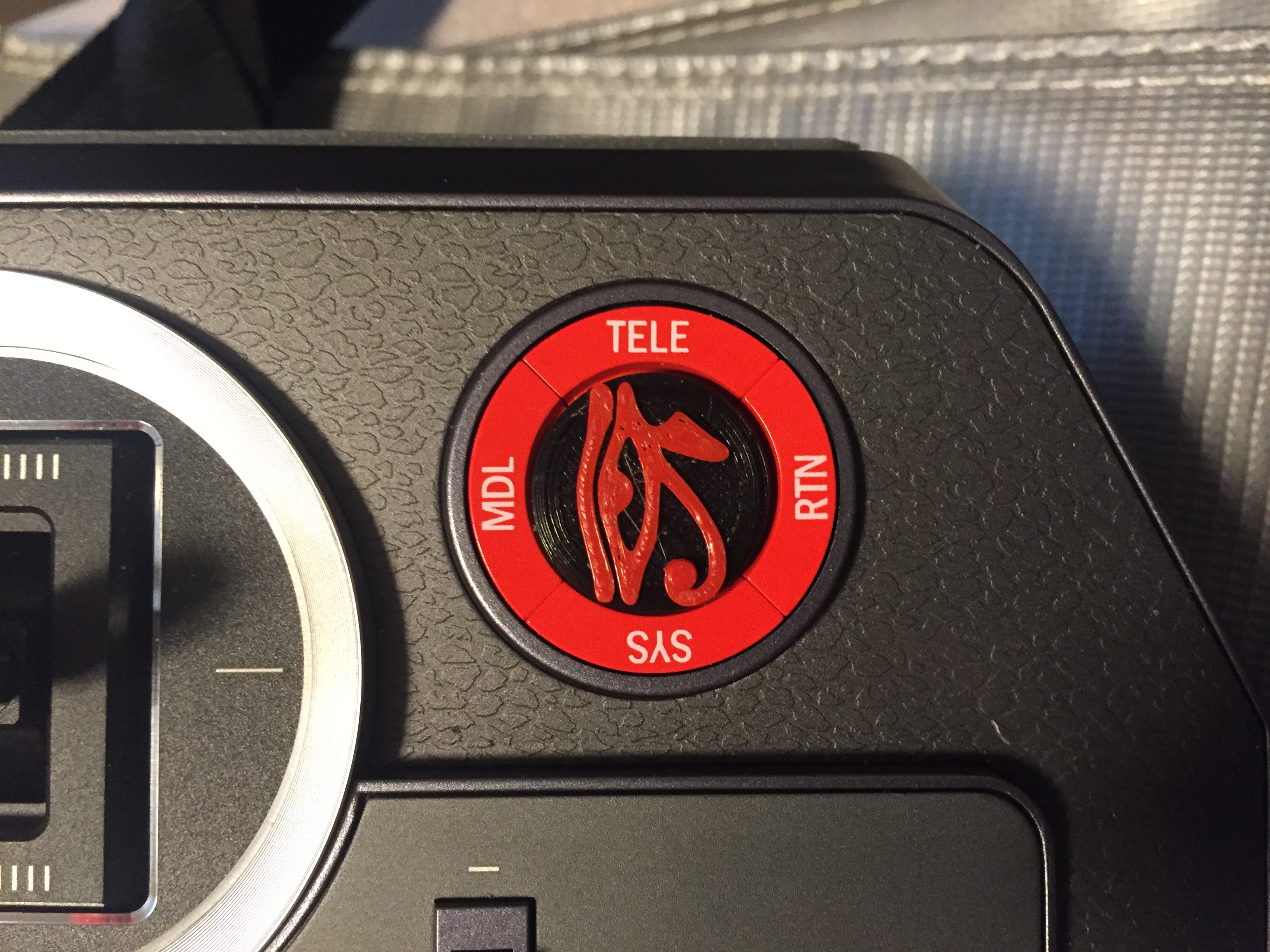 Frsky X12S "Eye of Horus" Roller Button by RCNet | Download free STL ...