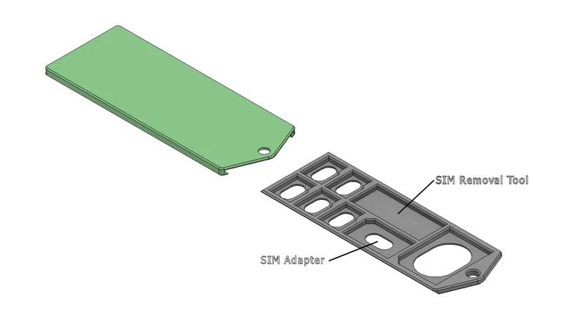 Slimline Sliding Micro SD Card / SD Card Holder - Multiple Sizes by ...