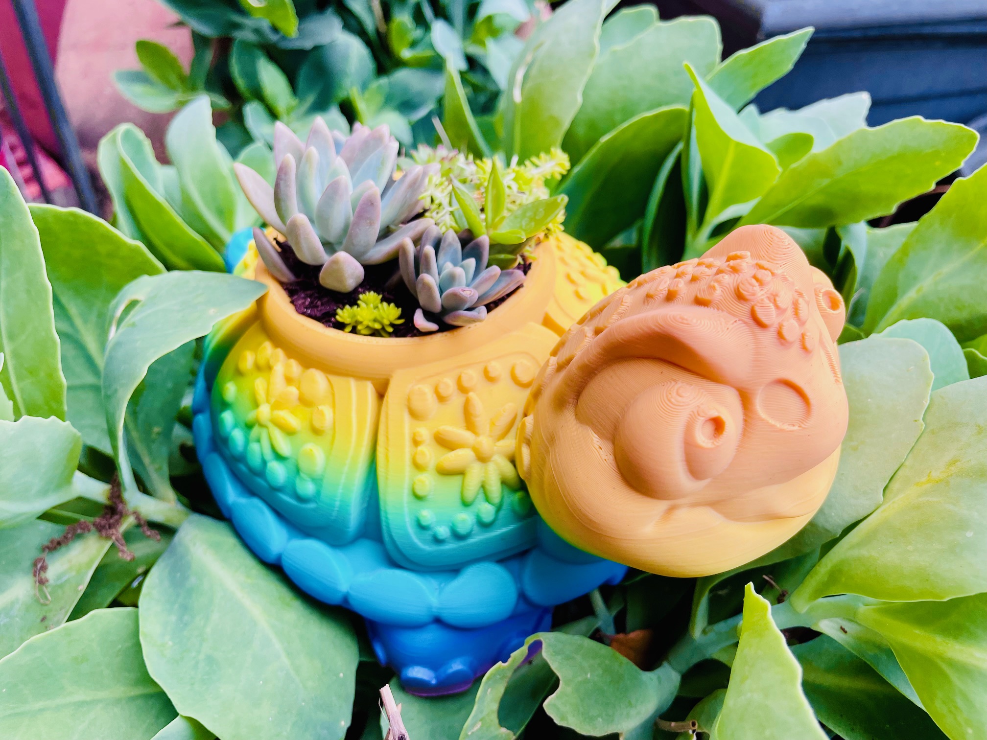 Turtle Planter with Drip Tray by FunFam3D | Download free STL model ...
