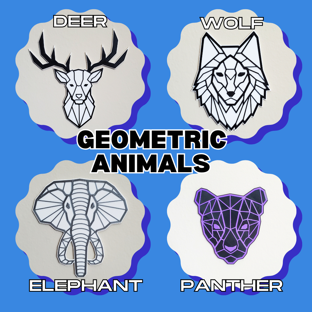 Best Geometric Animal Decoration by Ziggy | Download free STL model ...