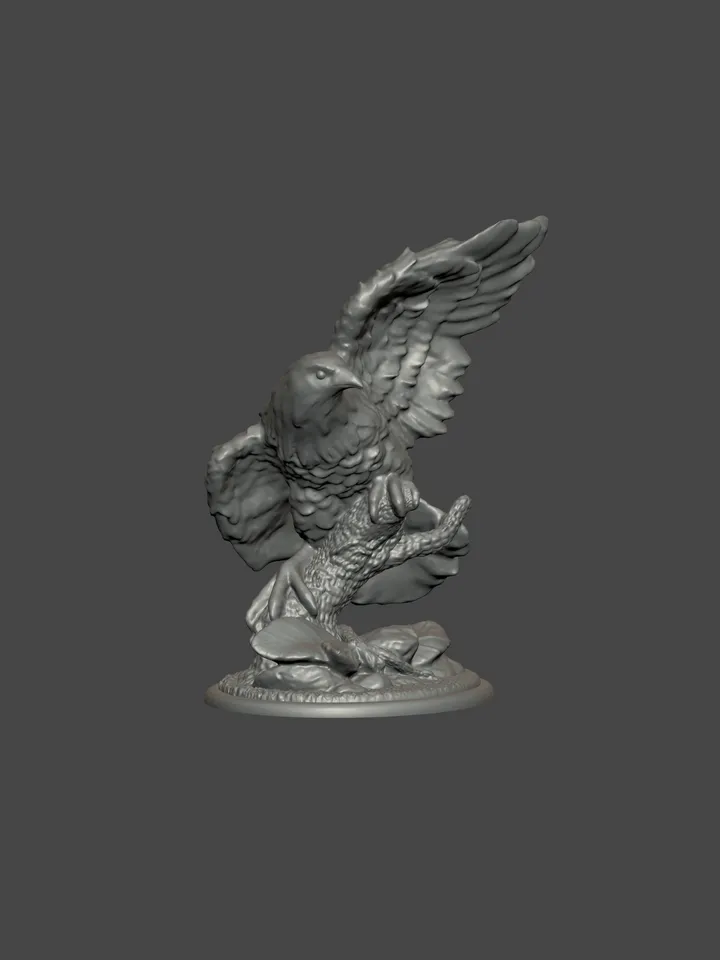 Eagle statue by Rott3D | Download free STL model | Printables.com