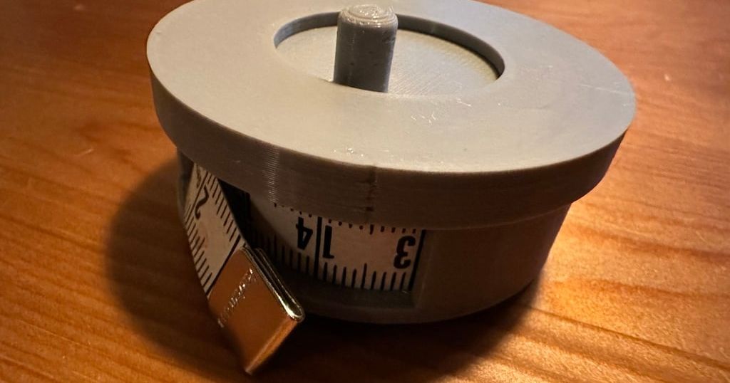 Soft Tape Measure Spool Remix by antionion | Download free STL model ...