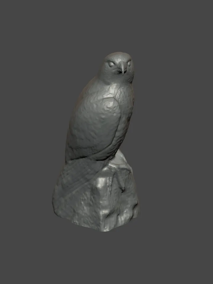 Falcon statue by Rott3D | Download free STL model | Printables.com