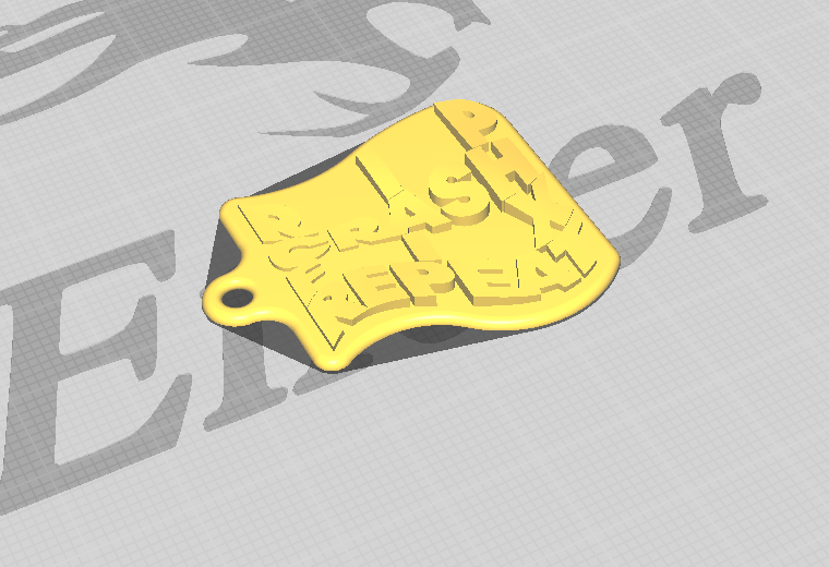 Rip Crash Fix Repeat FPV Keychain by spectrexFPV | Download free STL ...
