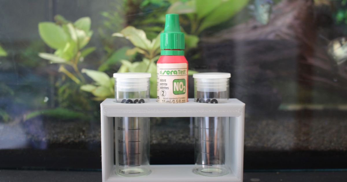 Fish Tank Test Tube Holder by Taran Parshotam | Download free STL model ...