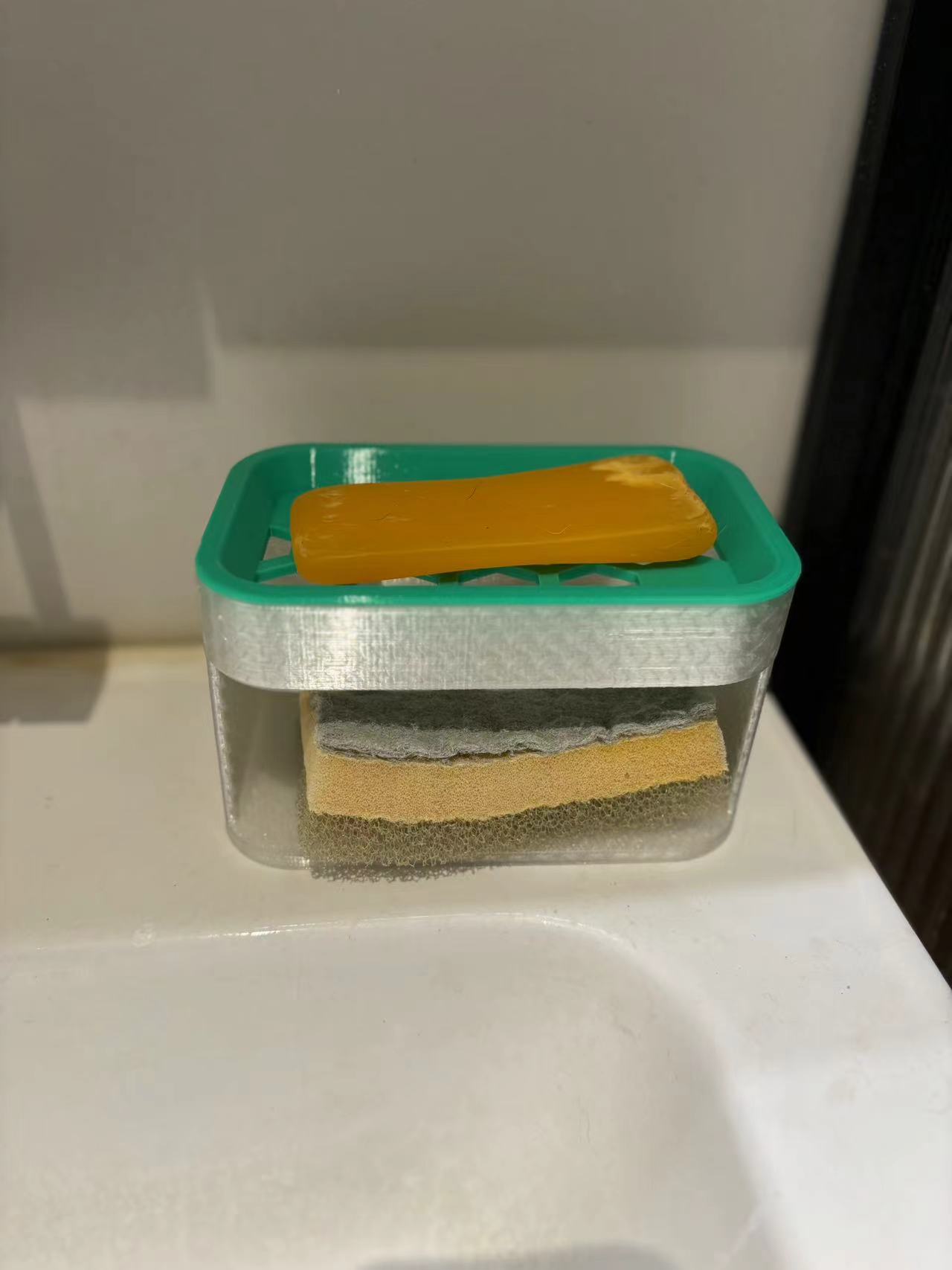 Double Layers-Drained Soap Tray by ThinkArtWork | Download free STL ...