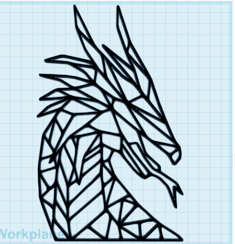 geometric dragon by Norbert Gabla | Download free STL model ...