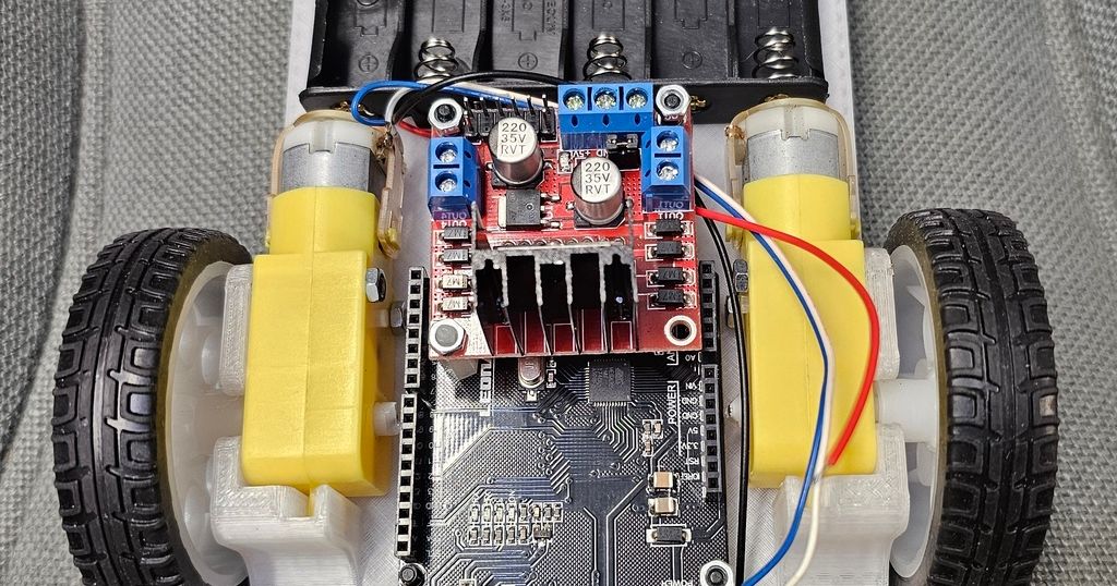 Arduino Line Follower robot - chassis by zz2012 | Download free STL ...