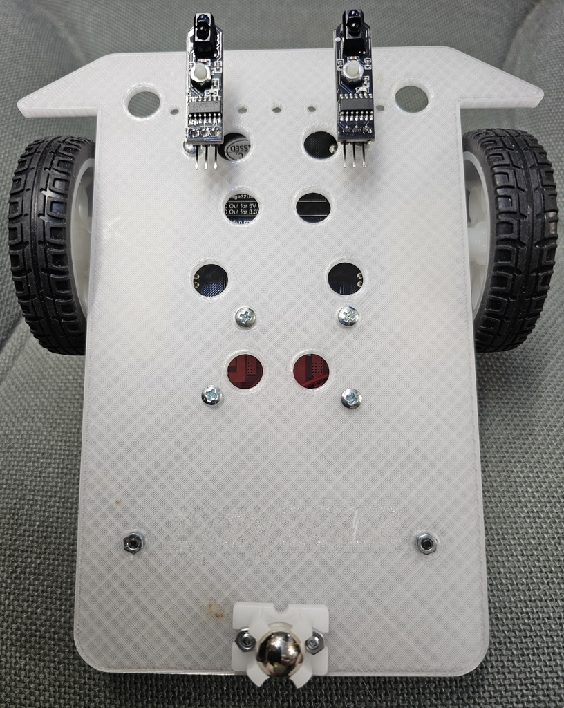 Arduino Line Follower Robot Chassis By Zz2012 Download Free STL