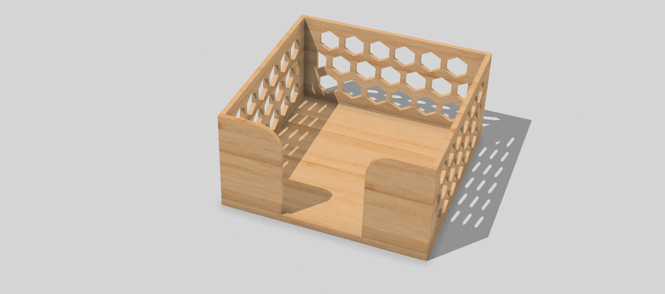 Honeycomb Sticky note holder by FoxLabs | Download free STL model ...