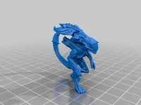 Xenomorph queen in 4 positions by aiden bischoff | Download free STL ...