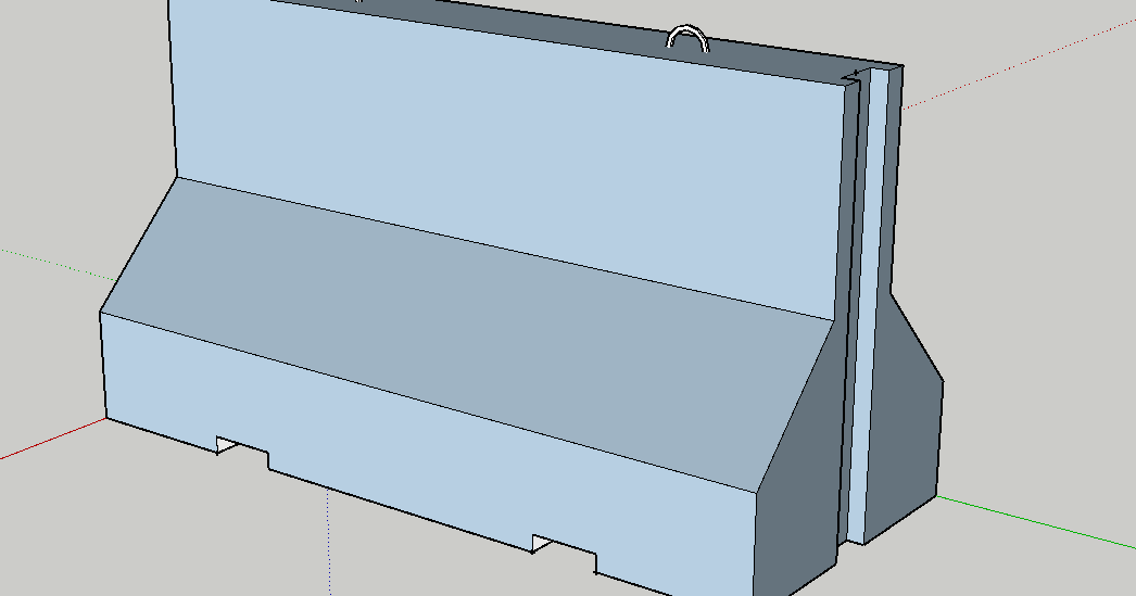 Concrete Road Block V2 by Stitch Ranked | Download free STL model ...