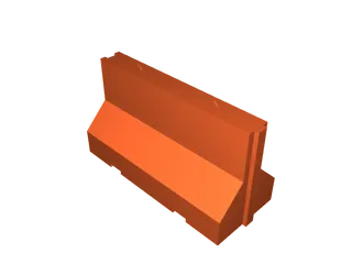 Concrete Road Block V2 by Stitch Ranked | Download free STL model ...