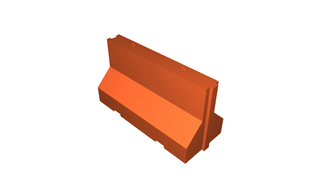 Concrete Road Block V2 by Stitch Ranked | Download free STL model ...