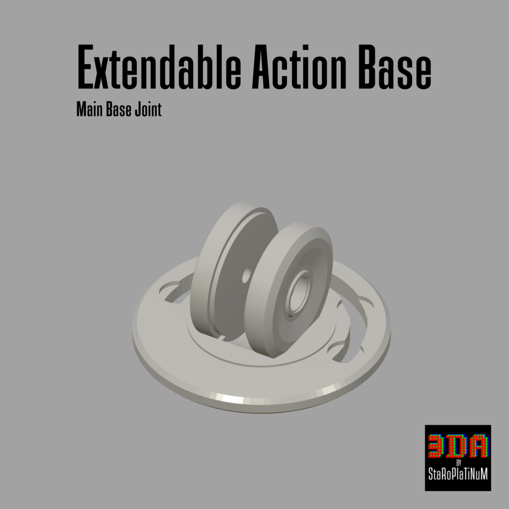Extendable Action Base V2 by StaRoPlaTiNuM | Download free STL model ...