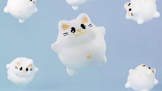 chubby cat by colincurtin | Download free STL model | Printables.com