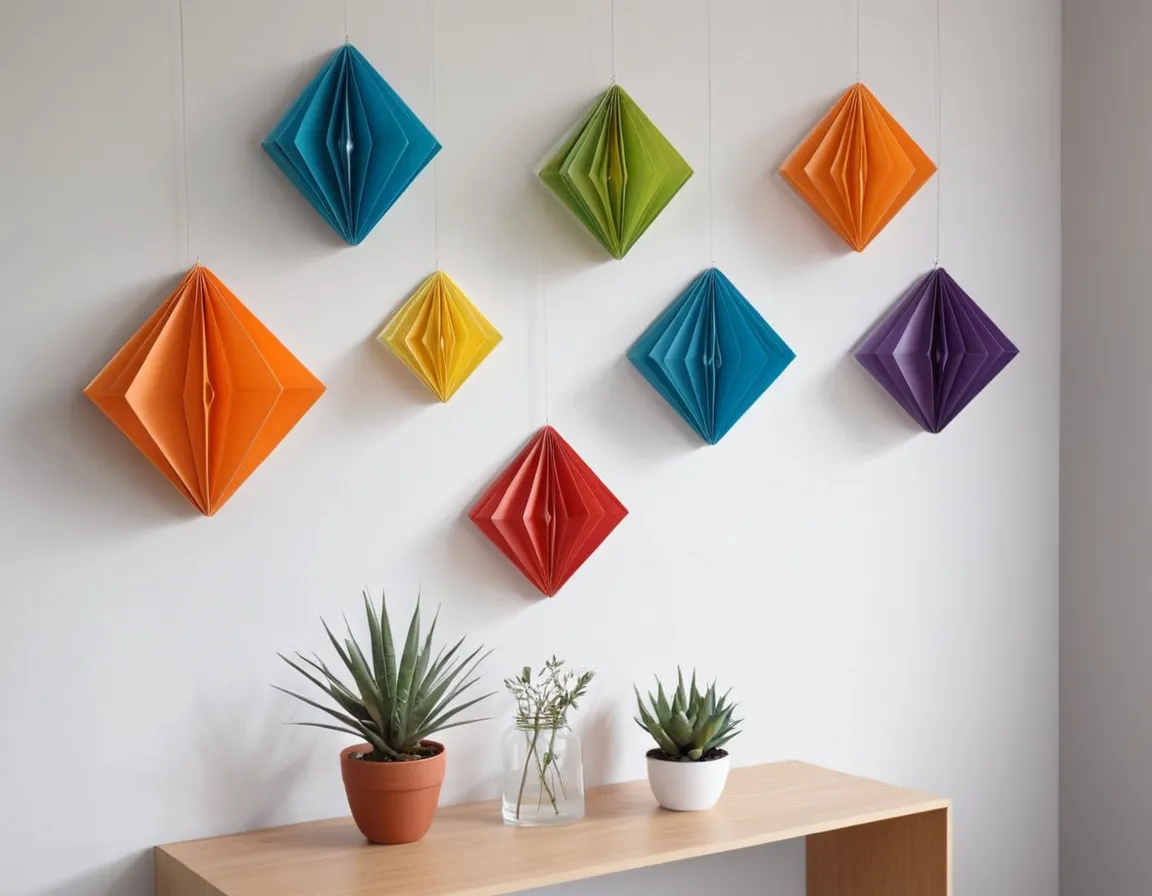 Eye-Catching Origami Wall Art - Geometric Décor Piece by Martin ...
