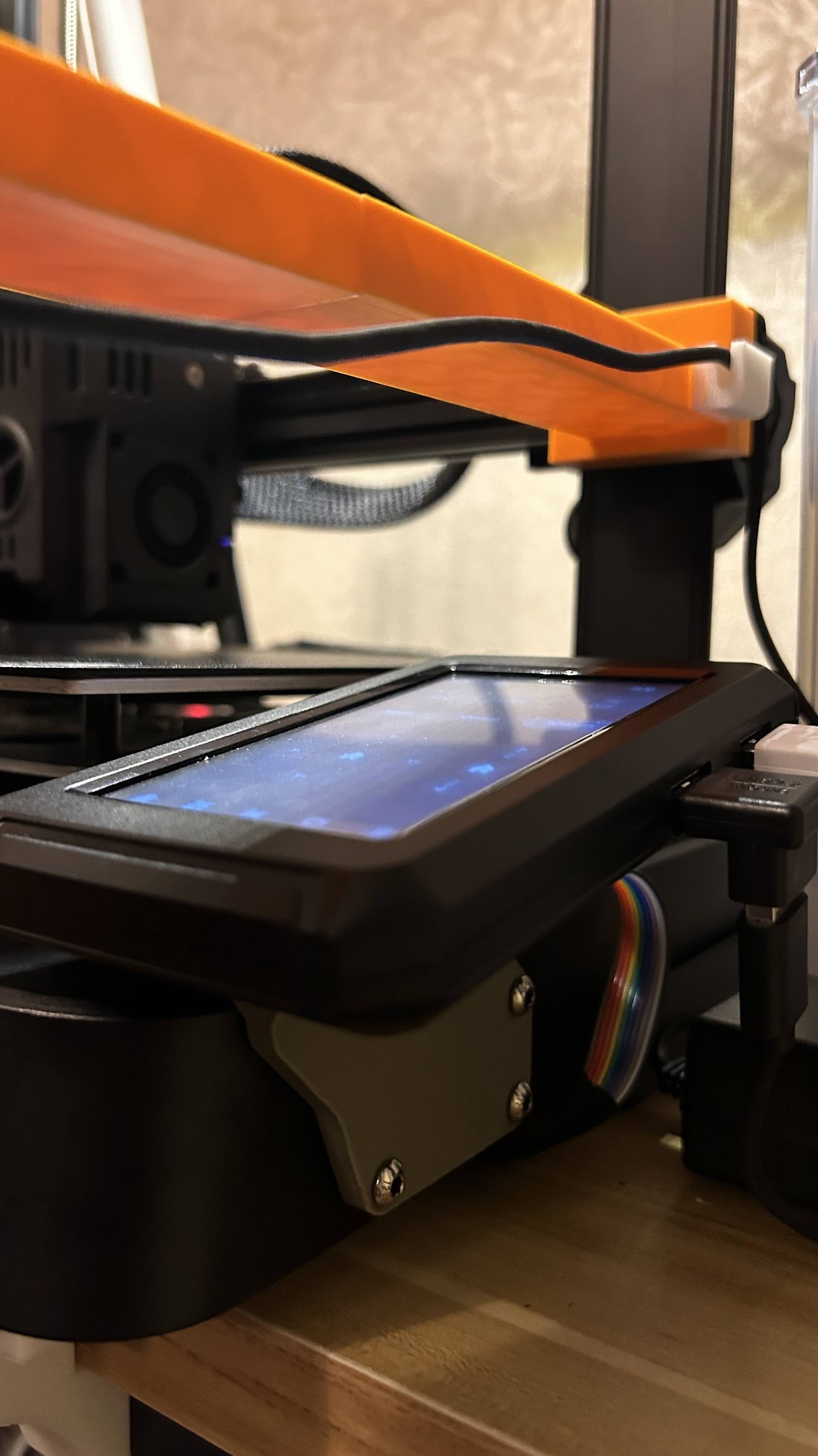 Ender 3 V3 KE LCD repositioned bracket - lower angle remix by Isaiah ...