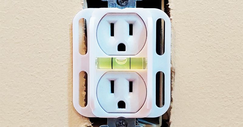 Improved Electrical Outlet Alignment Tool / Jig & Flat Surface Level by ...