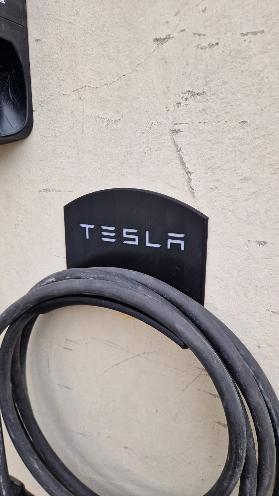 Tesla Charging Cable Holder Wall Mount by troudl | Download free STL ...