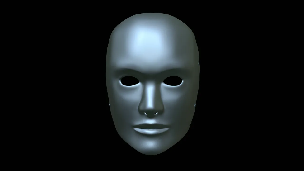 Human face mask by Rott3D | Download free STL model | Printables.com