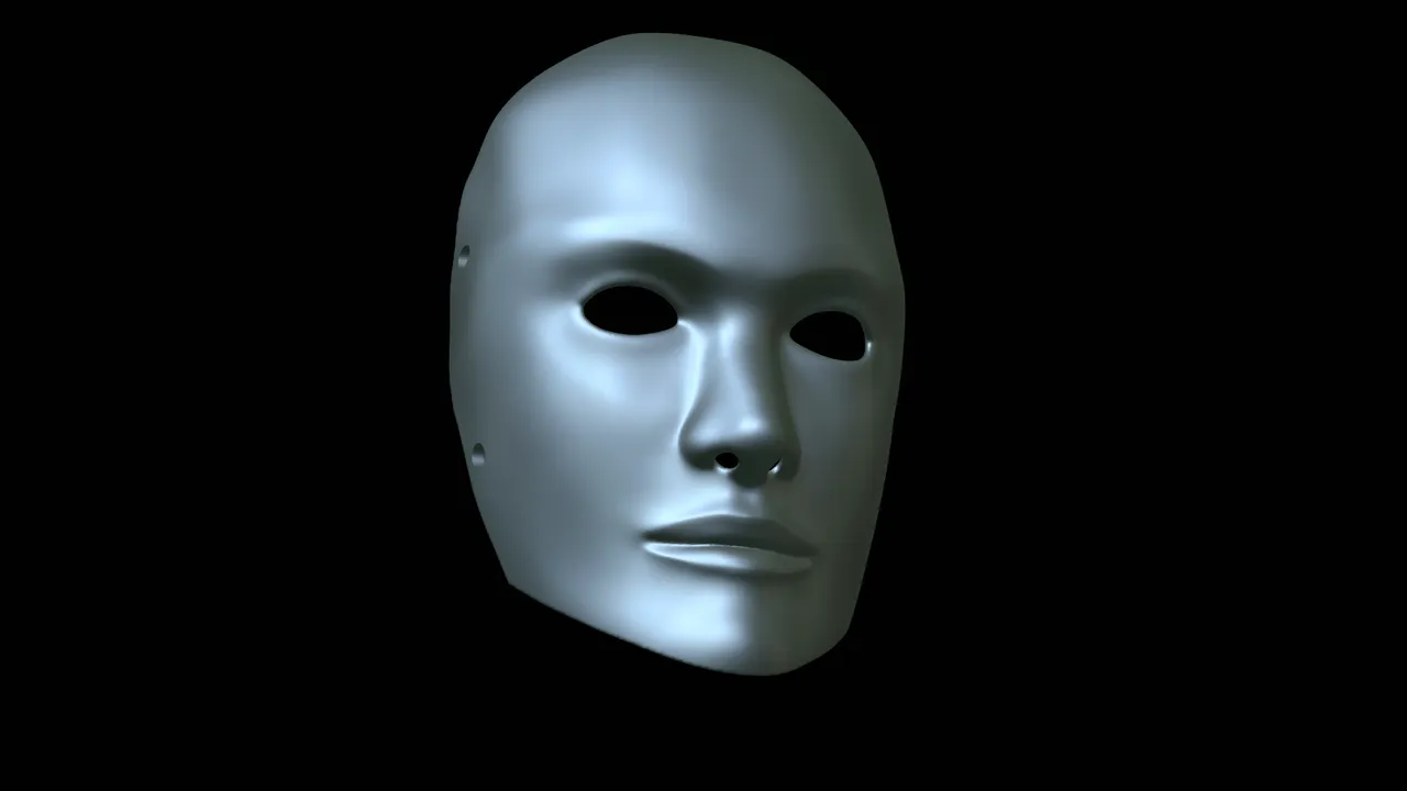 Human face mask by Rott3D | Download free STL model | Printables.com