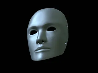 Human face mask by Rott3D | Download free STL model | Printables.com