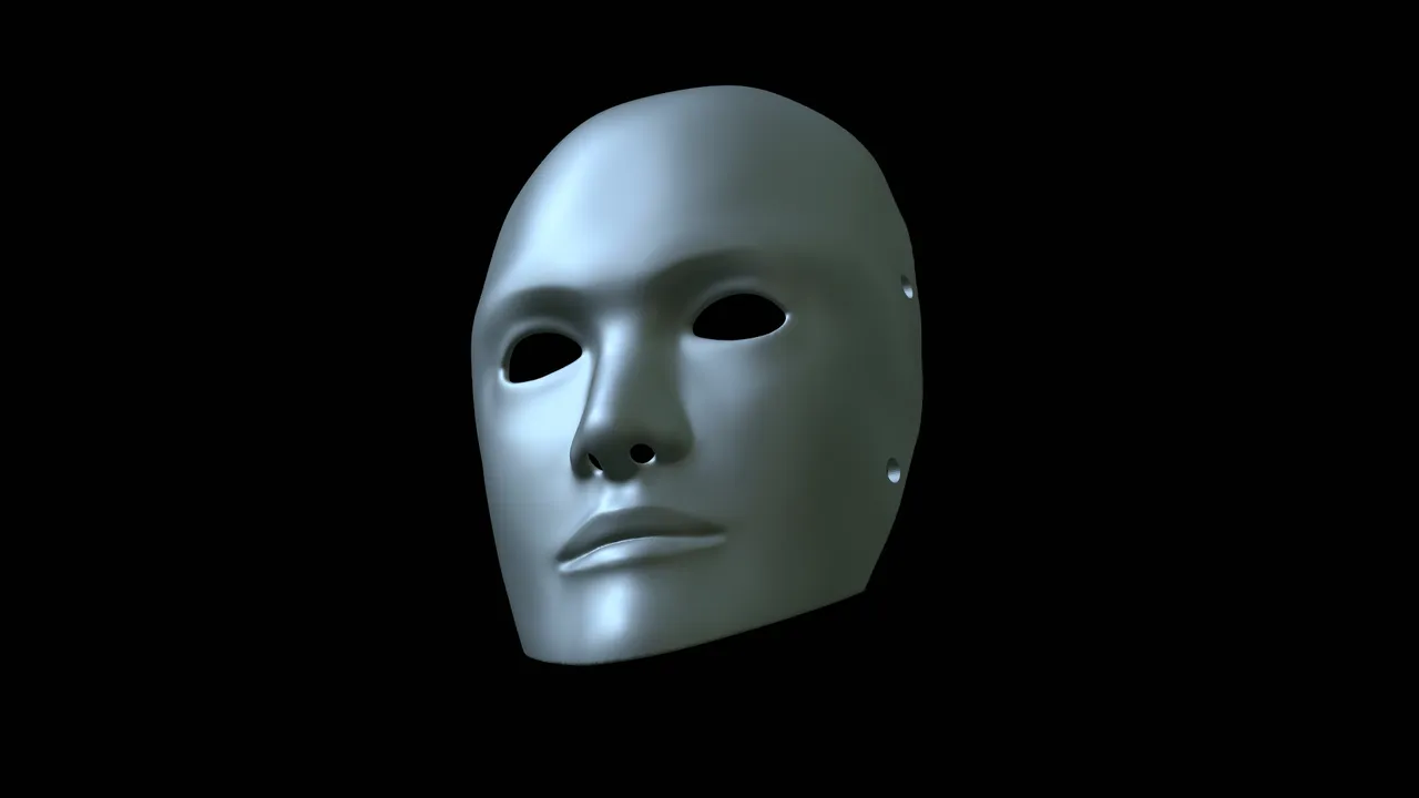 Human face mask by Rott3D | Download free STL model | Printables.com