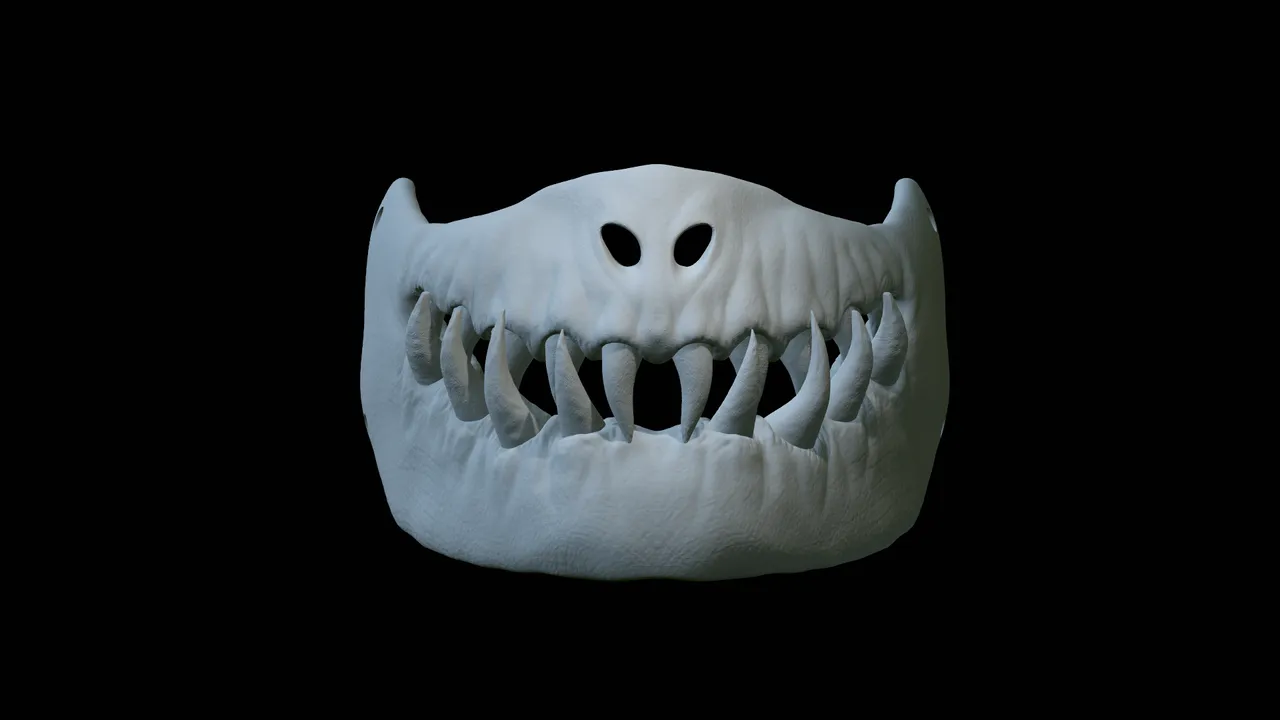 Predator mouth mask by Rott3D | Download free STL model | Printables.com
