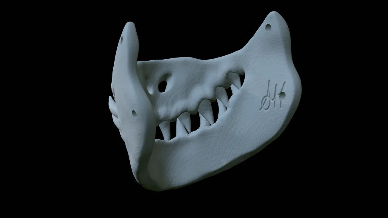 Predator mouth mask by Rott3D | Download free STL model | Printables.com
