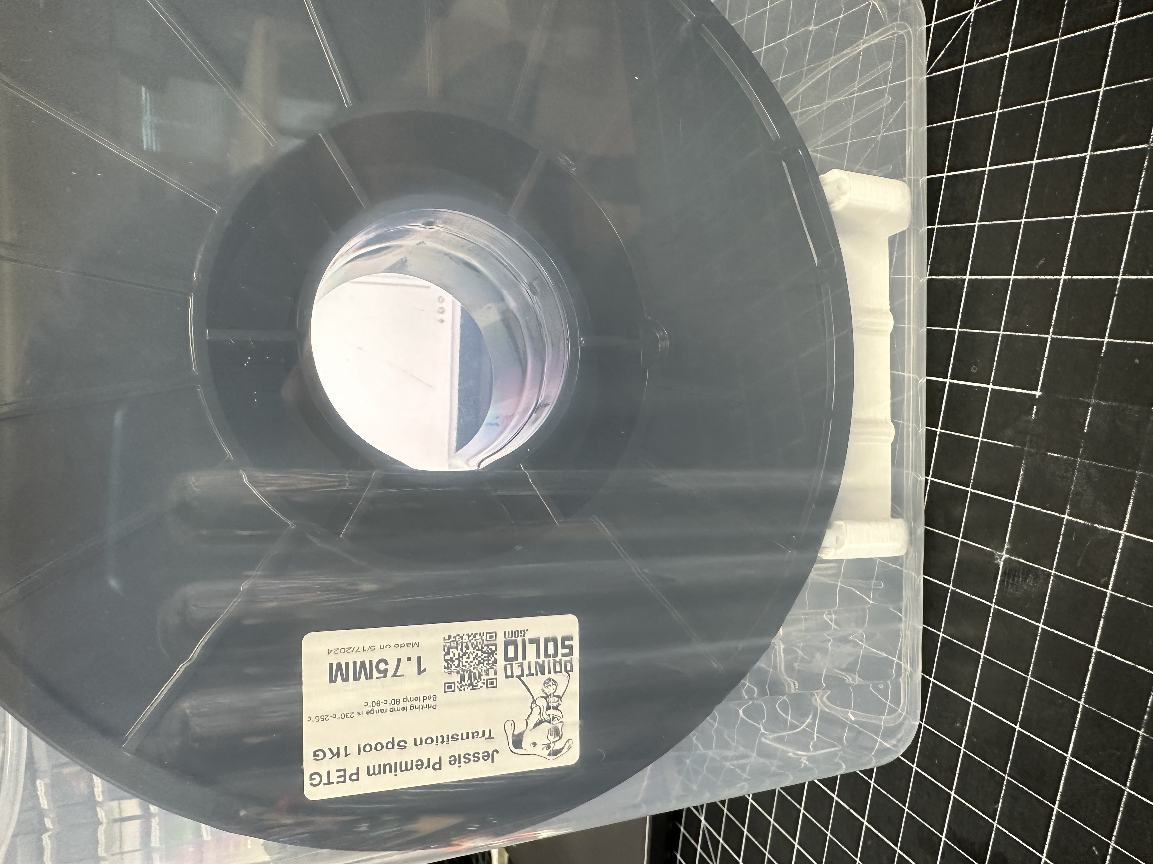 PTFE spool holder for drybox by cmh | Download free STL model ...
