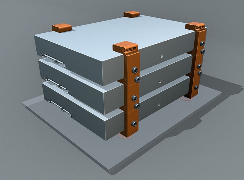Modular HDD Mount Mk3 by Noel | Download free STL model | Printables.com