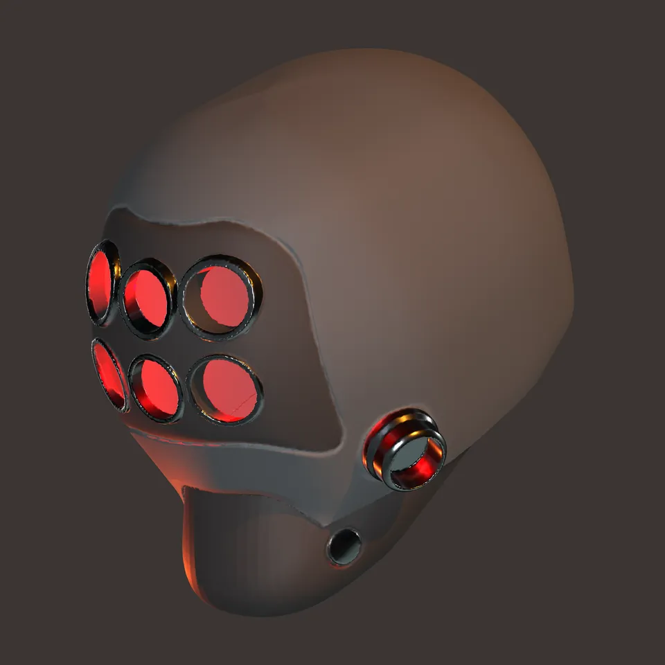 Risk Of Rain Returns Pilot Helmet by BenTheCanadian | Download free STL ...