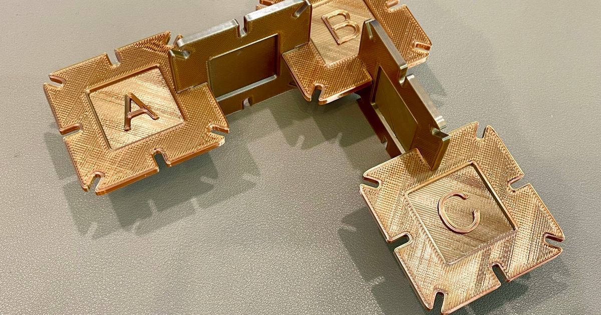 Connecting Tiles by TwoLegged | Download free STL model | Printables.com