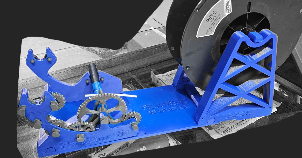 Large Spool Holder for PastaMatic Fits 1kg, 5lb, 9lb by TonyD_GRB ...