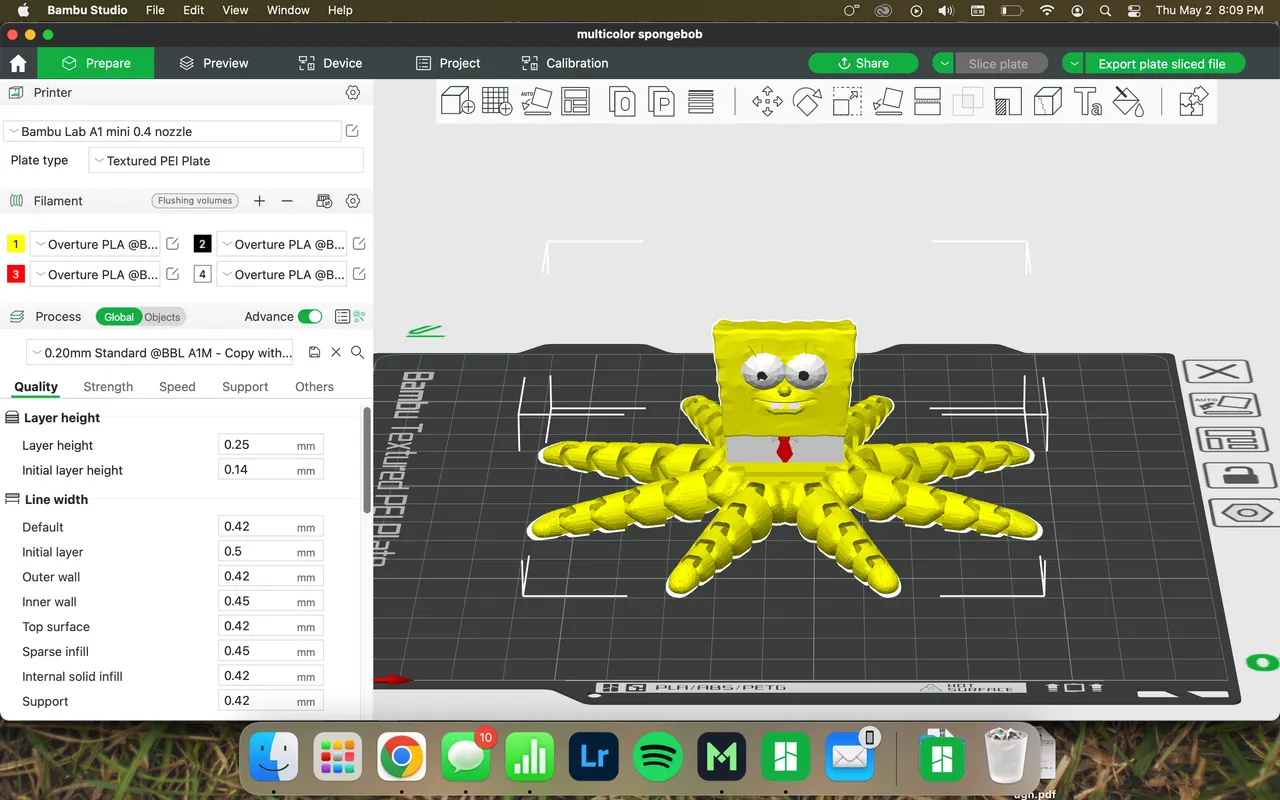 Spongebob Octopus by Jace | Download free STL model | Printables.com