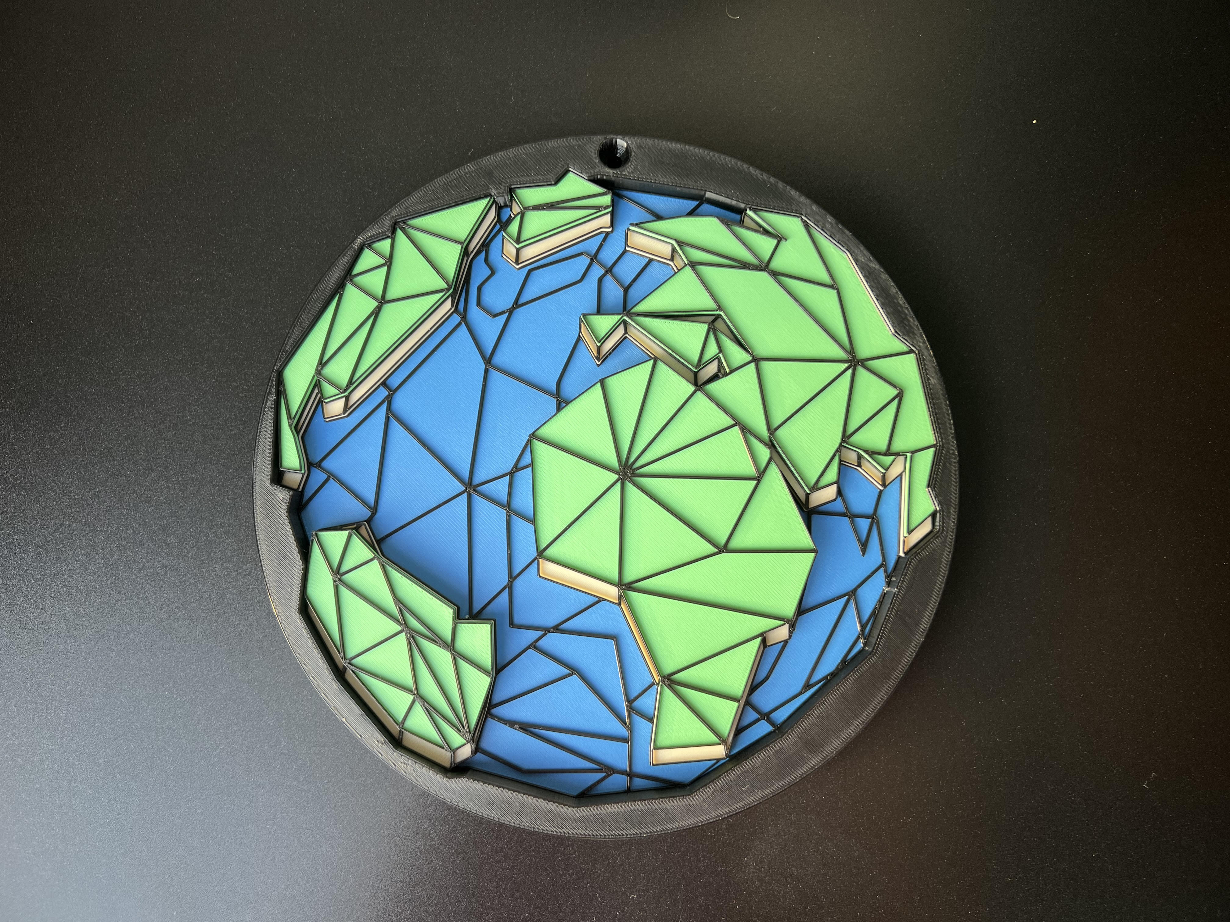 Geometric Earth Wall Art - No MMU Required by DakotaWLacy | Download ...