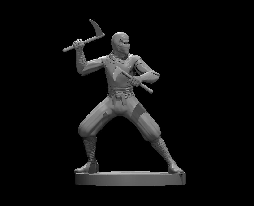 Ninja (Shinobi) minis by MZ4250 | Download free STL model | Printables.com