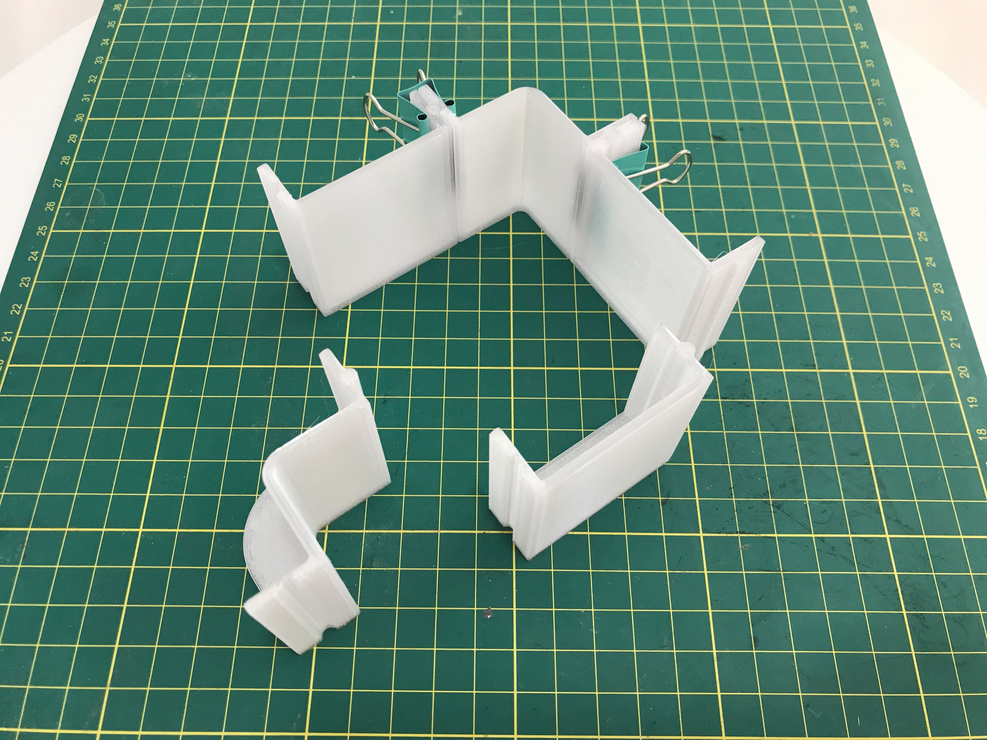 Silicone Rubber Mold Frame Pieces by Simple3D | Download free STL model ...