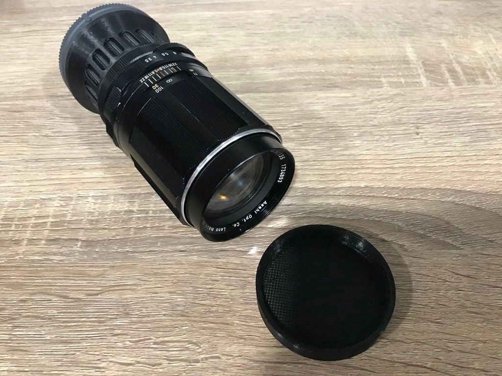 Lens Cap for Super-Takumar 135mm F3.5 by Kangarooneering | Download ...