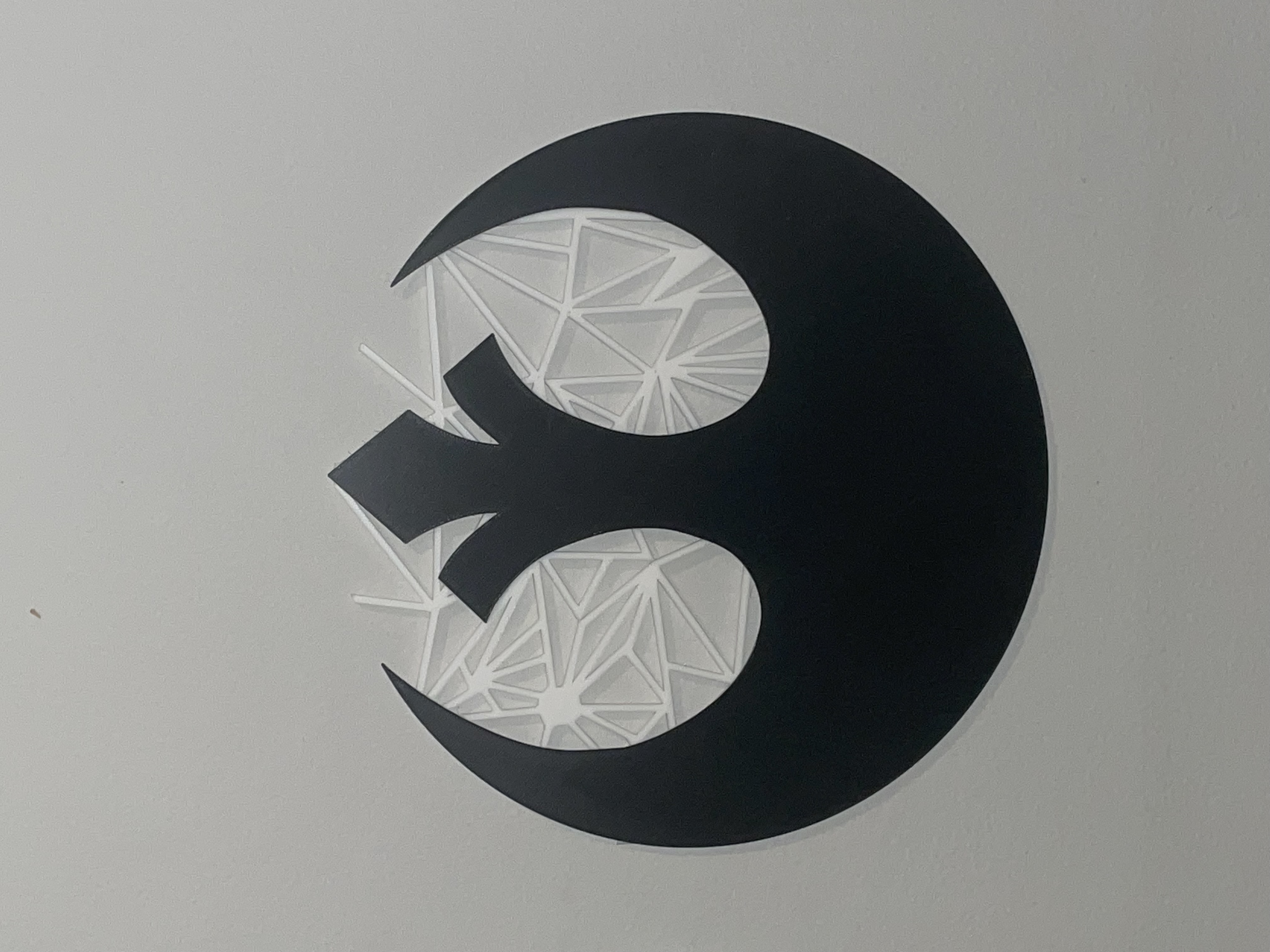 "Rebel Alliance" Themed Geometric Wall Art (Star Wars) by Ethan ...