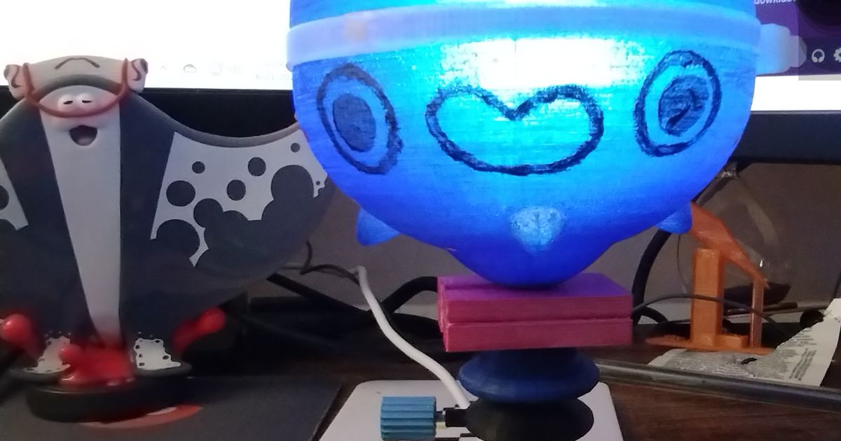 Splatoon 3 Super Chump Desk Lamp by SweetK | Download free STL model ...
