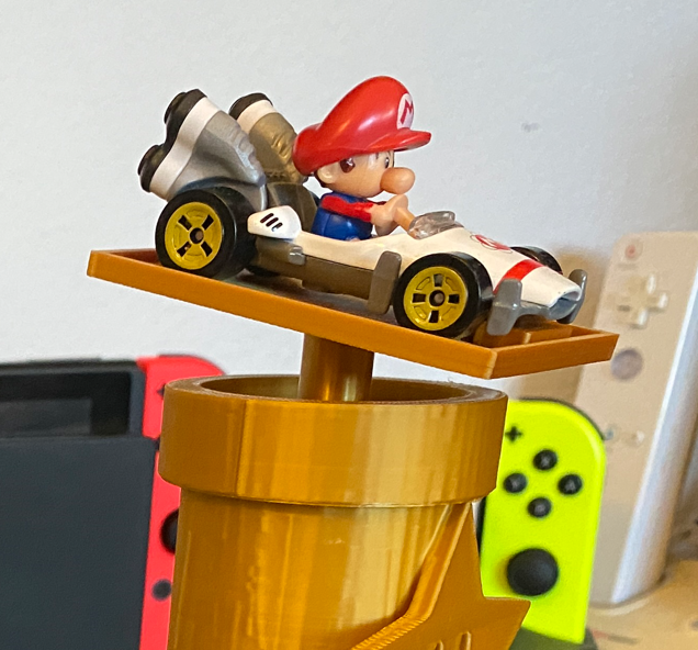 Adapter plate Mario Kart trophy for Hot Wheels die-cast toy cars by ...