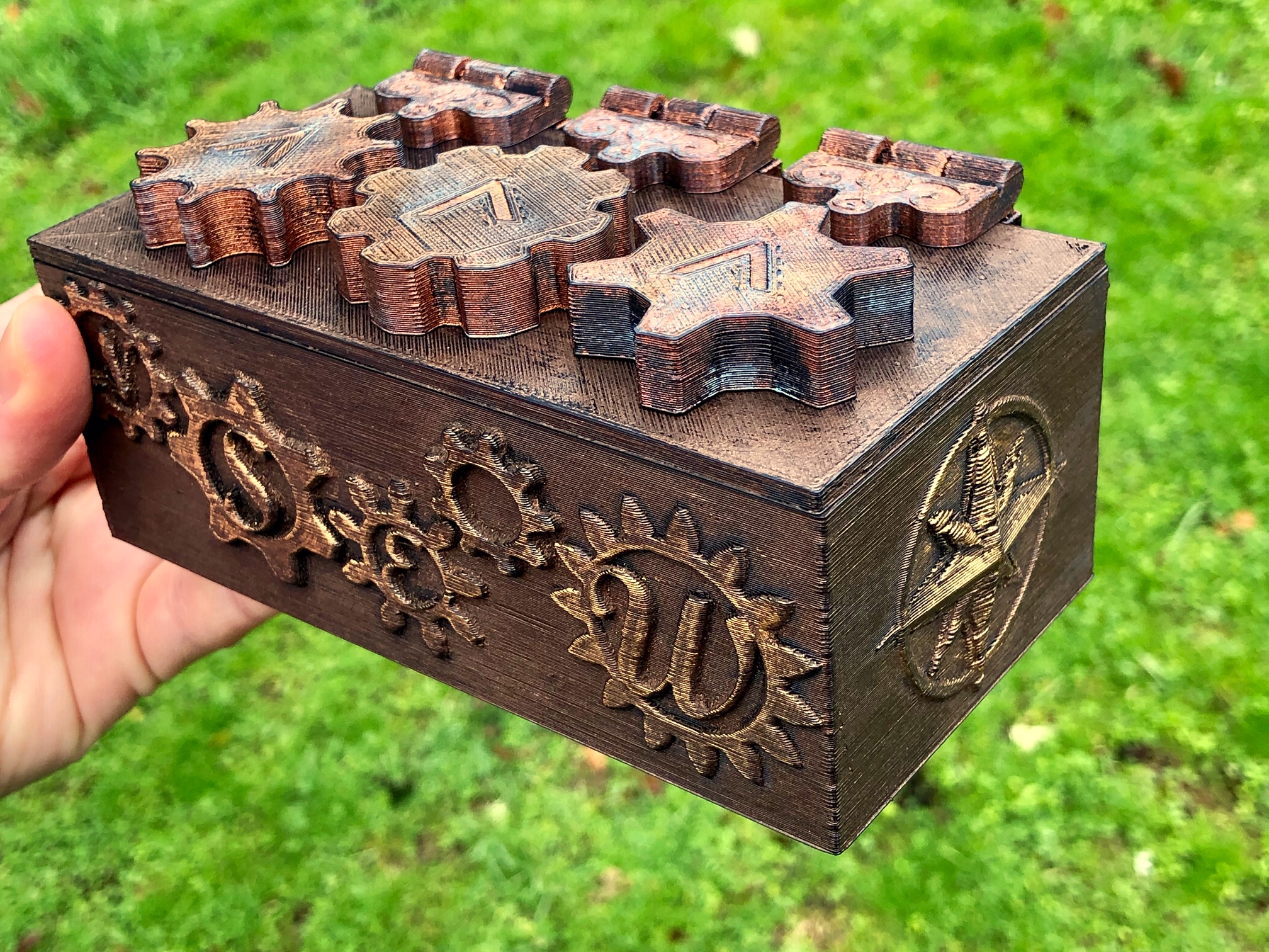 PUZZLE BOX - Mystery combination by reeledMarek | Download free STL ...