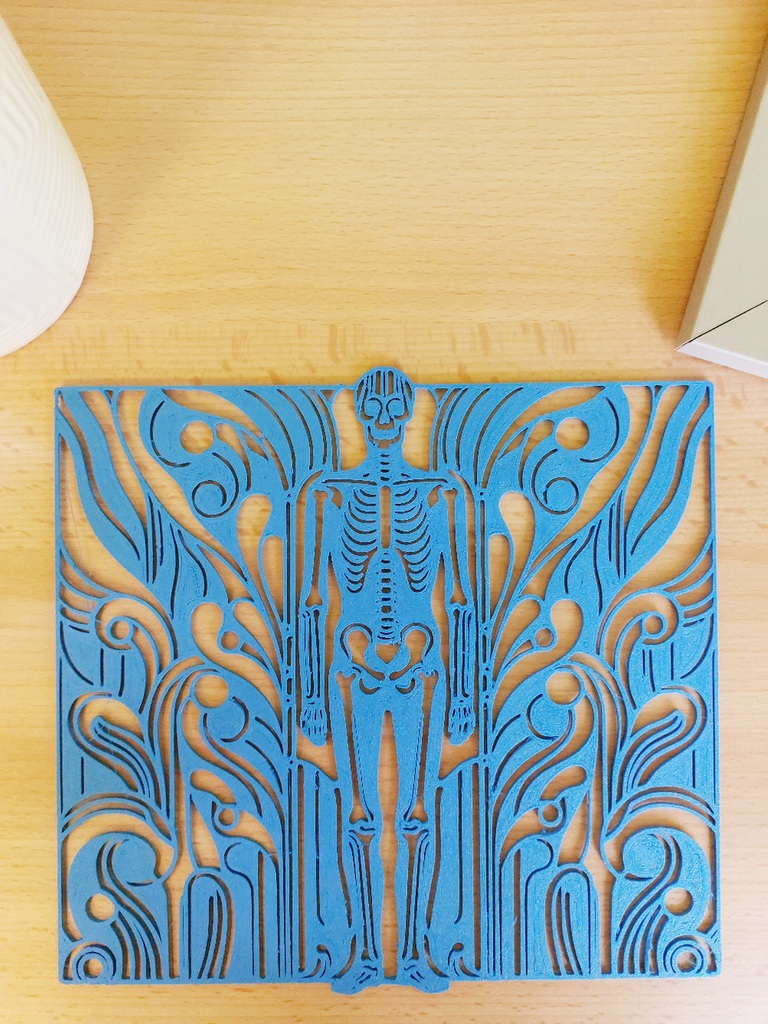 Skeleton wall or table decoration by kutnohormac | Download free STL ...