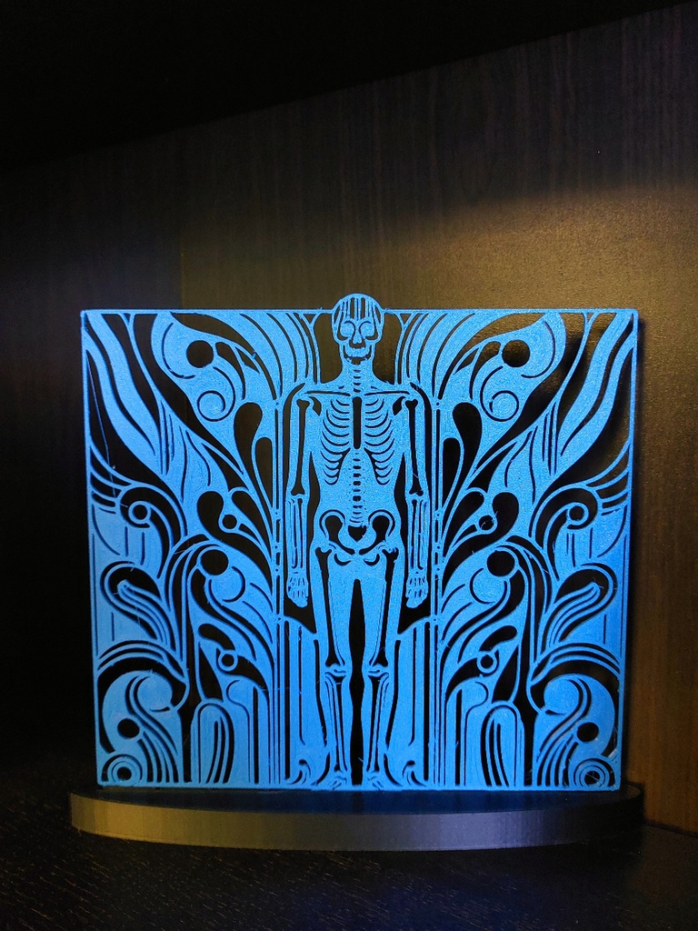 Skeleton wall or table decoration by kutnohormac | Download free STL ...