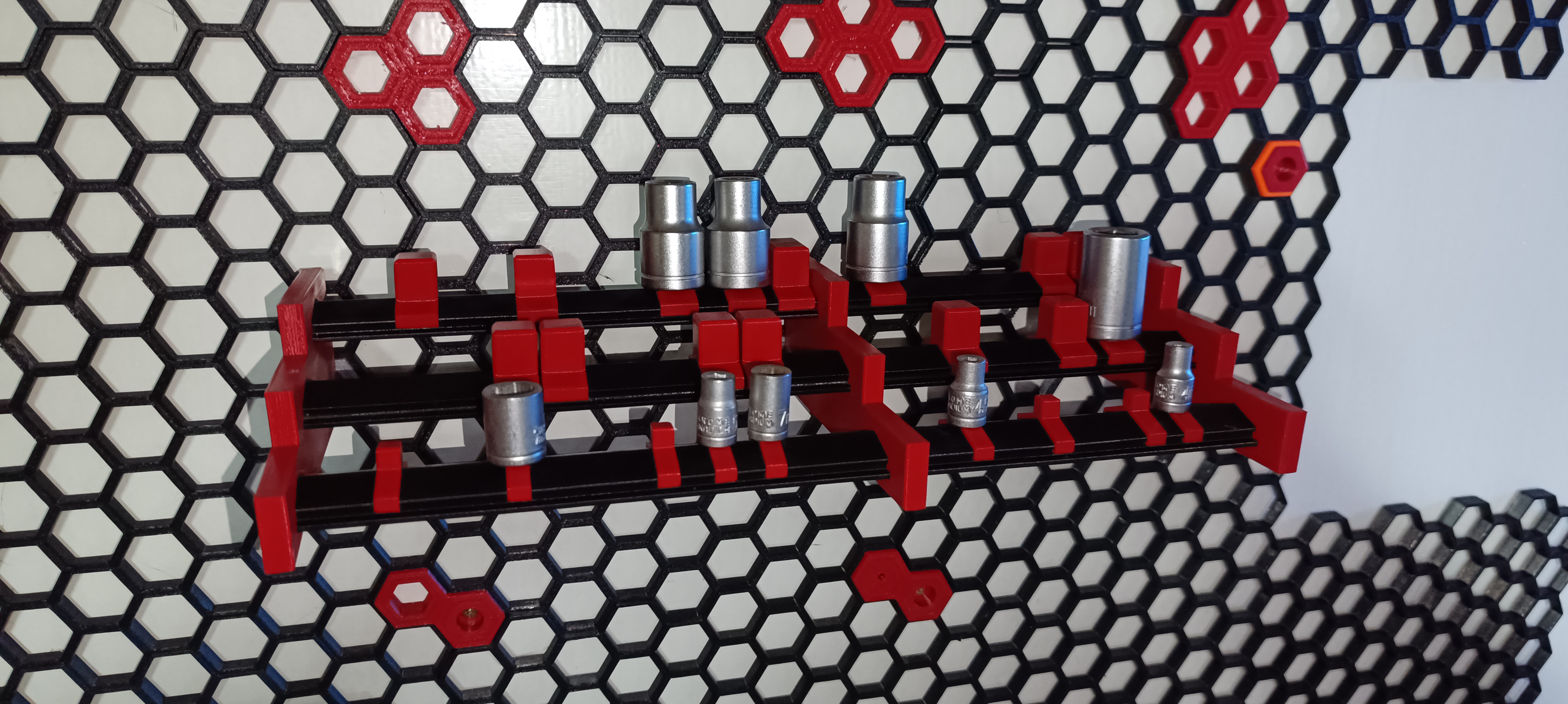 Modifiable nut stand and HoneyComb Storage Wall stand by petengineer ...